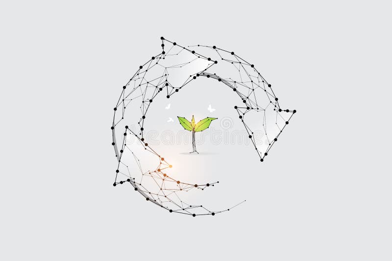 Vector Graphic Concept Of Life Cycle Stock Vector - Illustration of ...