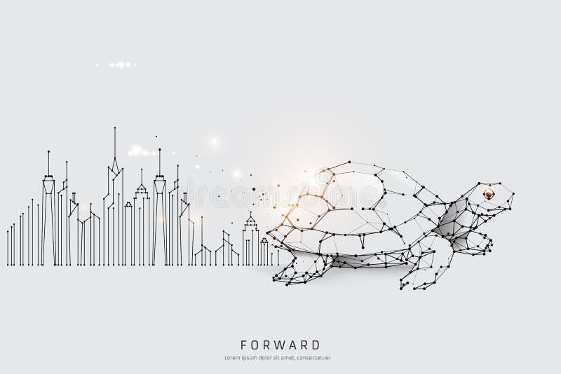 Vector Graphic Concept of Moving Forward Stock Vector - Illustration of ...