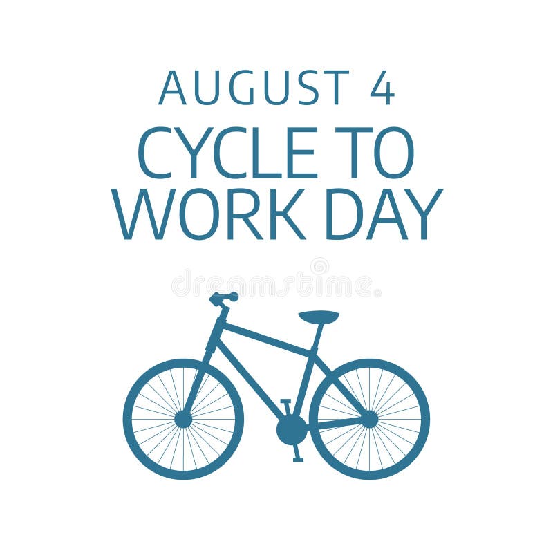 Vector Graphic of Cycle To Work Day Ideal for Cycle To Work Day ...