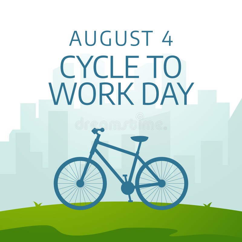 Vector Graphic of Cycle To Work Day Ideal for Cycle To Work Day ...