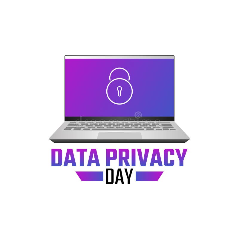Vector Graphic of Data Privacy Day Stock Vector - Illustration of ...