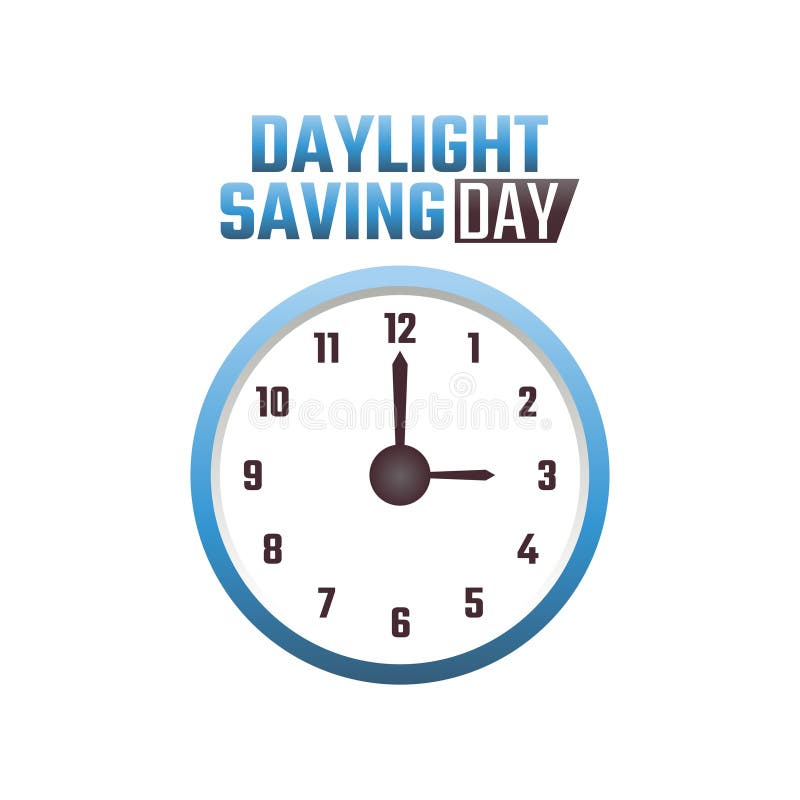 Vector Graphic of Daylight Saving Day Stock Vector - Illustration of ...