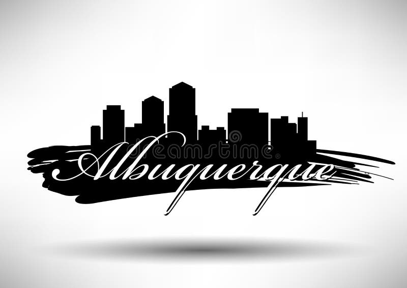 Albuquerque City Limit Road Sign Stock Vector - Illustration of metal ...