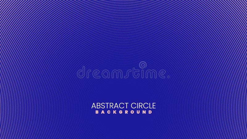 Circular Background Design Made of Dots Stock Vector - Illustration of ...