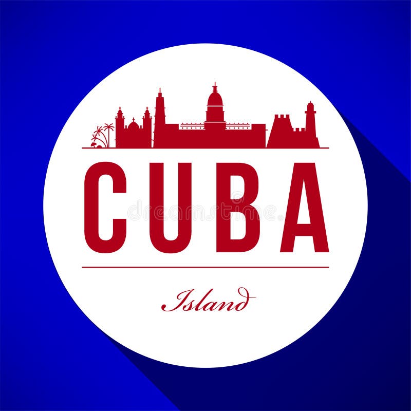 Vector Graphic Design of Cuba Skyline Stock Vector - Illustration of ...
