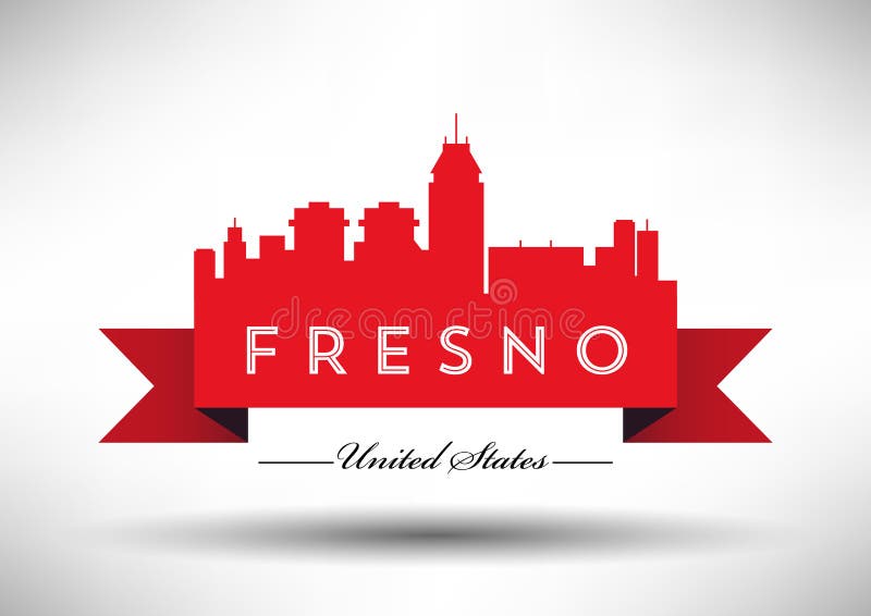 Fresno Skyline Stock Illustrations – 153 Fresno Skyline Stock ...
