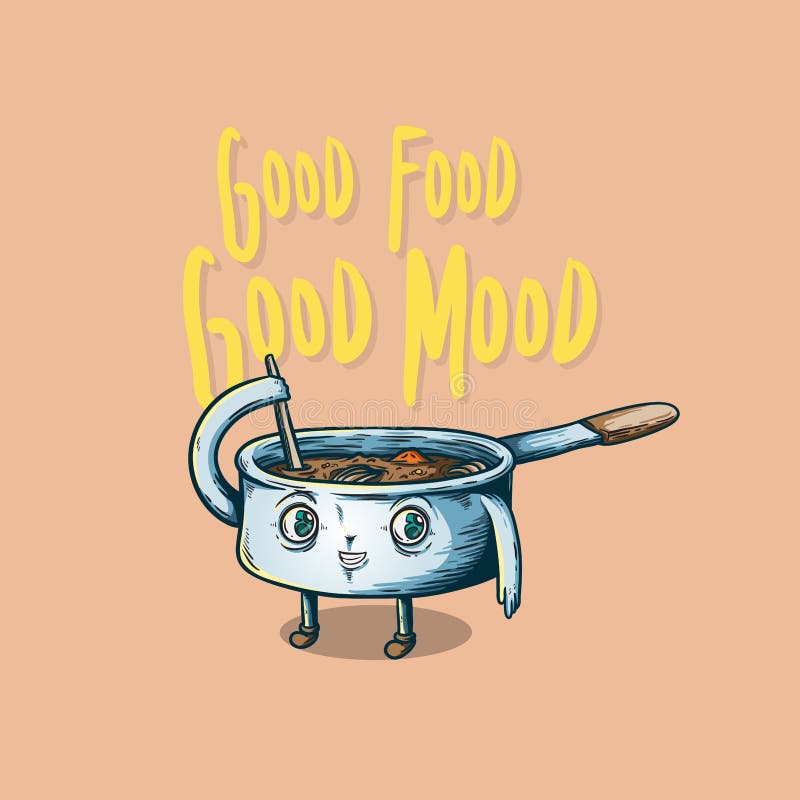 Vector Graphic Design about Good Food Concept Stock Vector ...