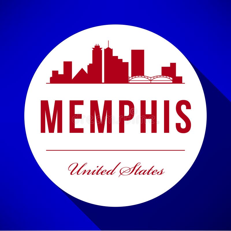 Vector Graphic Design of Memphis City Skyline Stock Vector ...