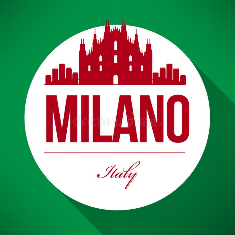 Vector Graphic Design of Milano City Skyline Stock Vector ...