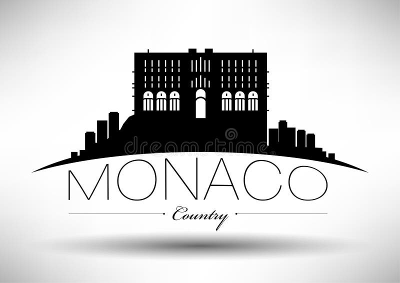 Vector Graphic Design of Monaco City Skyline Stock Vector ...
