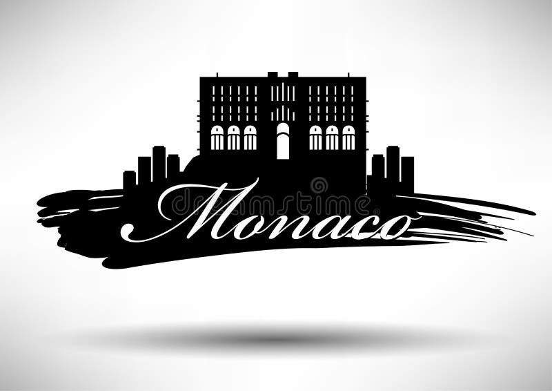 Vector Graphic Design of Monaco City Skyline Stock Vector ...