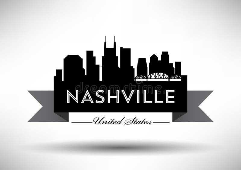 Nashville Typography Design Stock Illustrations – 259 Nashville ...