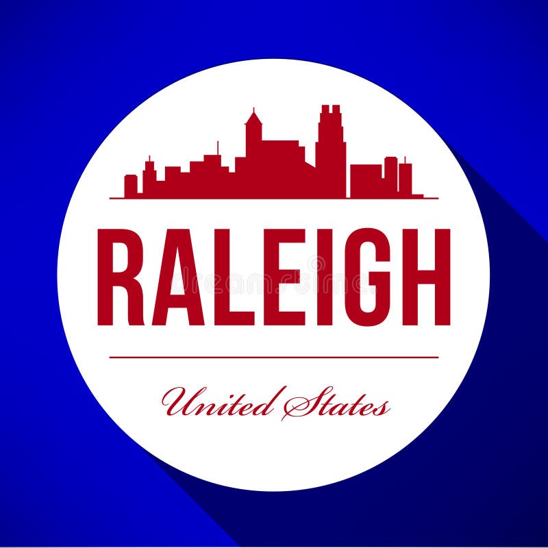 Vector Graphic Design of Raleigh City Skyline Stock Vector ...