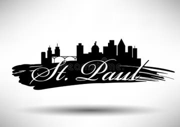 St Paul Skyline Vector Stock Illustrations – 94 St Paul Skyline Vector ...