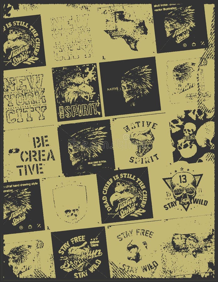 Random Objects Collage Stock Illustrations – 615 Random Objects Collage ...