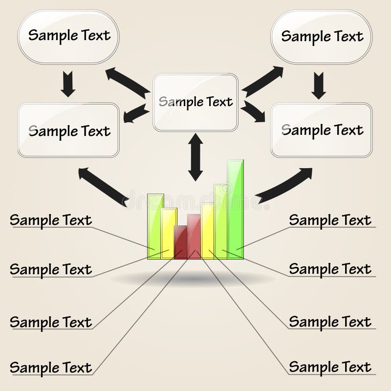 Vector Graphic with Diagram Stock Vector - Illustration of ...