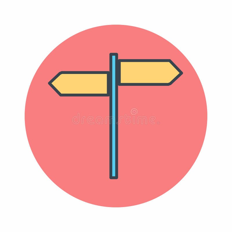 Six Directions Color Arrows Design Diagram, Chart, Template ...