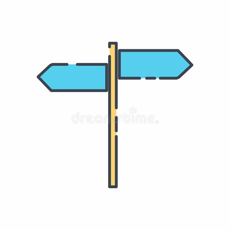 Vector Graphic of - Directions - Line Cut Style Stock Vector ...