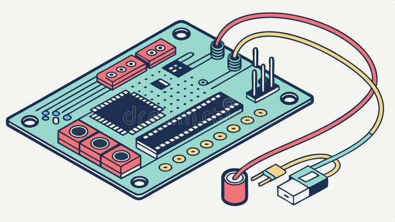 Electronic Circuit Board Graphic, Technology and Hardware for Computer ...