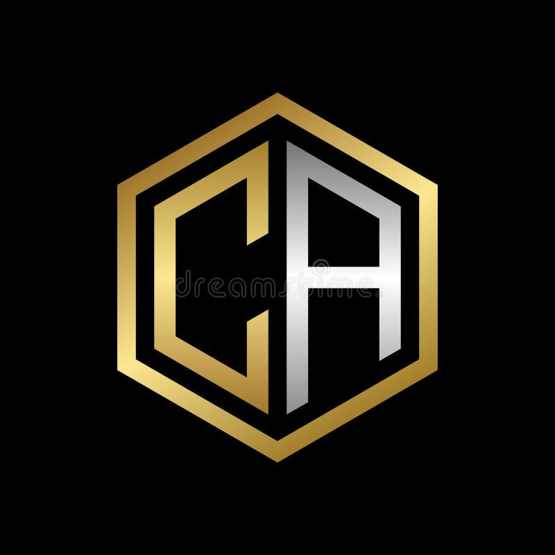 Vector Graphic Initials Letter CA Logo Design Template Stock Vector ...