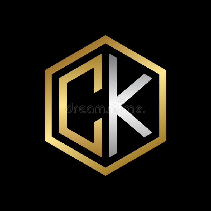 Vector Graphic Initials Letter CK Logo Design Template Stock Vector ...