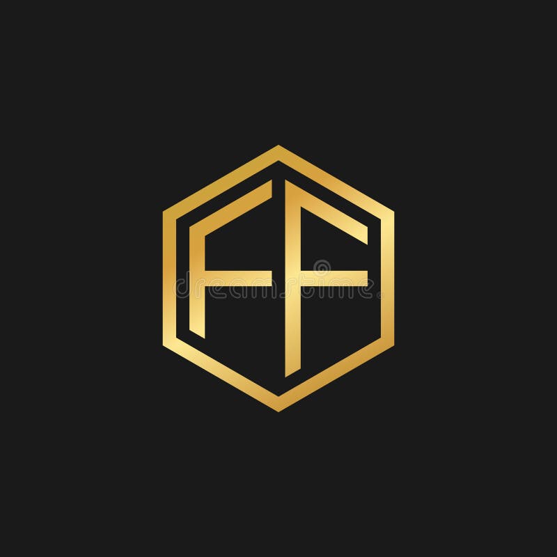 Vector Graphic Initials Letter FF Logo Design Template Stock Vector ...