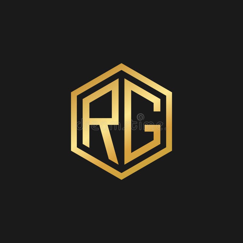 Vector Graphic Initials Letter RG Logo Design Template Stock Vector ... Vector Graphic Initials Letter RG Logo Design Template Stock Vector ...