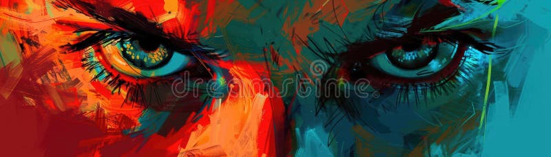 Vector Graphic Emphasizing Angry Facial Details Whispering about ...