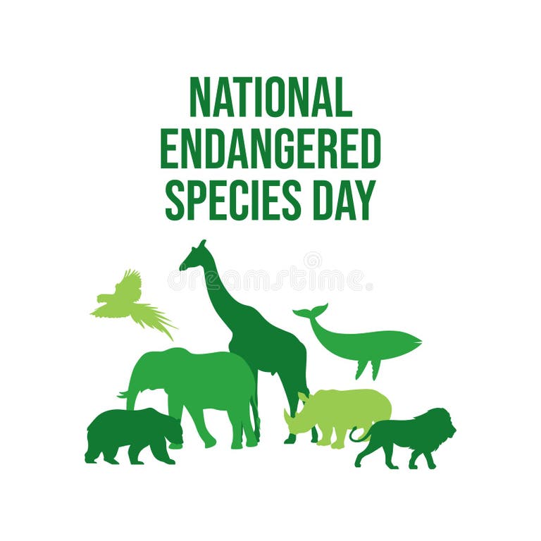 Vector Graphic of Endangered Species Day Ideal for Endangered Species ...