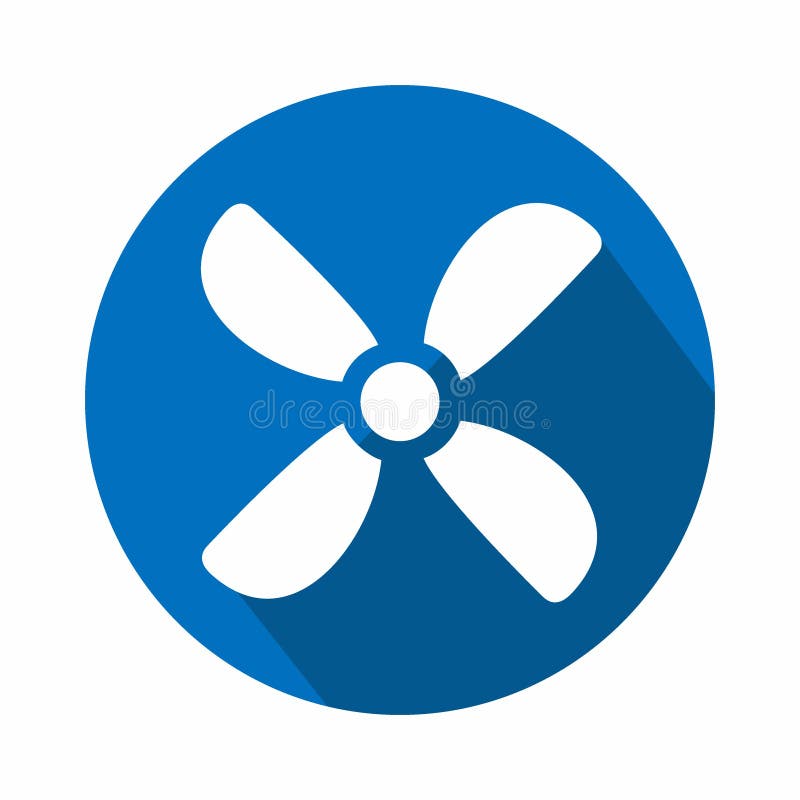 Vector Graphic of Fan - Flat Style - Simple Illustration. Editable ...