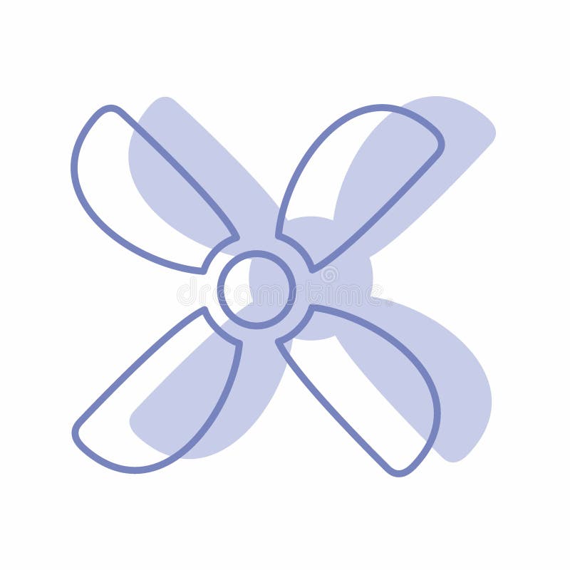 Vector Graphic of Fan - Twins Style - Simple Illustration. Editable ...