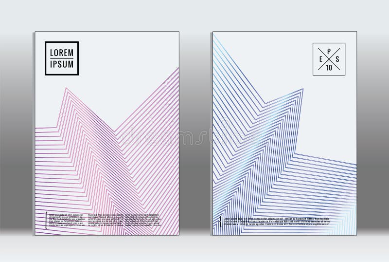 Vector Graphic Geometric Covers. Stock Vector - Illustration of future ...