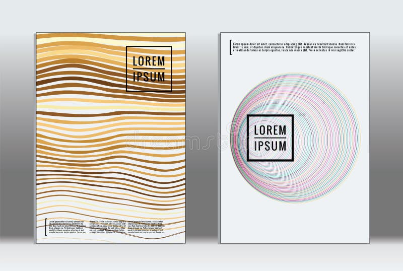 Vector Graphic Geometric Covers. Stock Vector - Illustration of ...