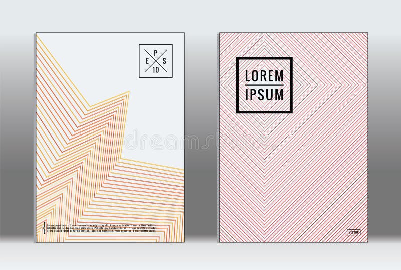 Vector Graphic Geometric Covers. Stock Vector - Illustration of flyer ...