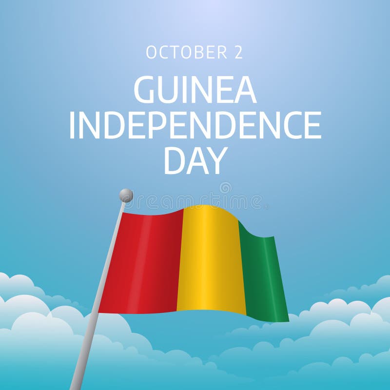 Vector Graphic of Guinea Independence Day Good for Guinea Independence ...