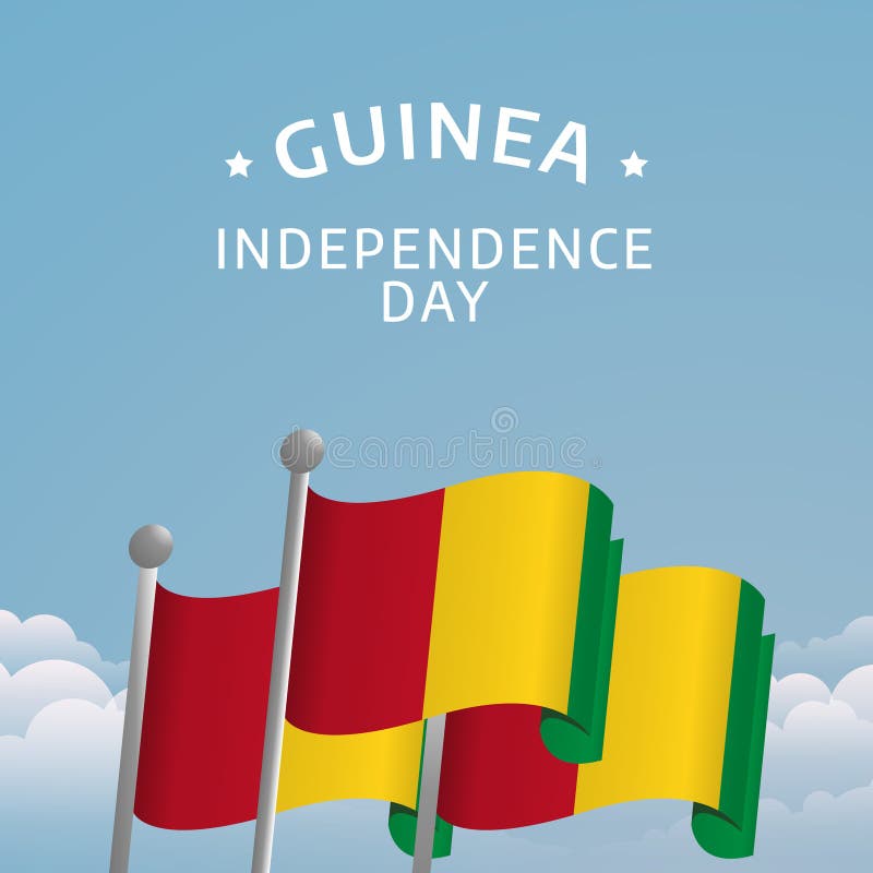 Vector Graphic of Guinea Independence Day Good for Guinea Independence ...