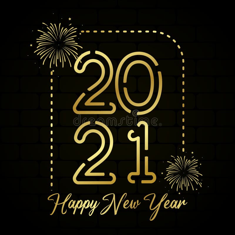 Vector Graphic of Happy New Year 2021 Good for New Year 2021 ...