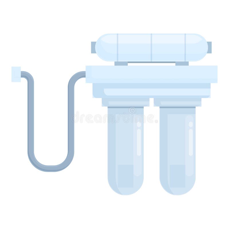 Vector Graphic of a Home Water Filtration Unit for Clean Drinking Water ...