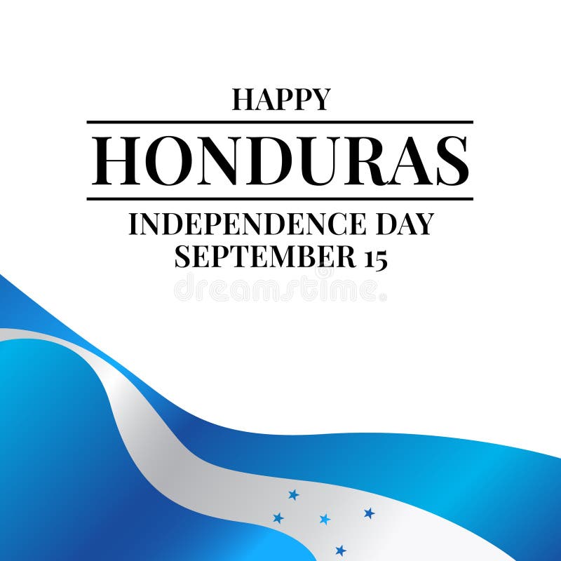 Vector Graphic of Honduras Independence Day Good for Honduras ...