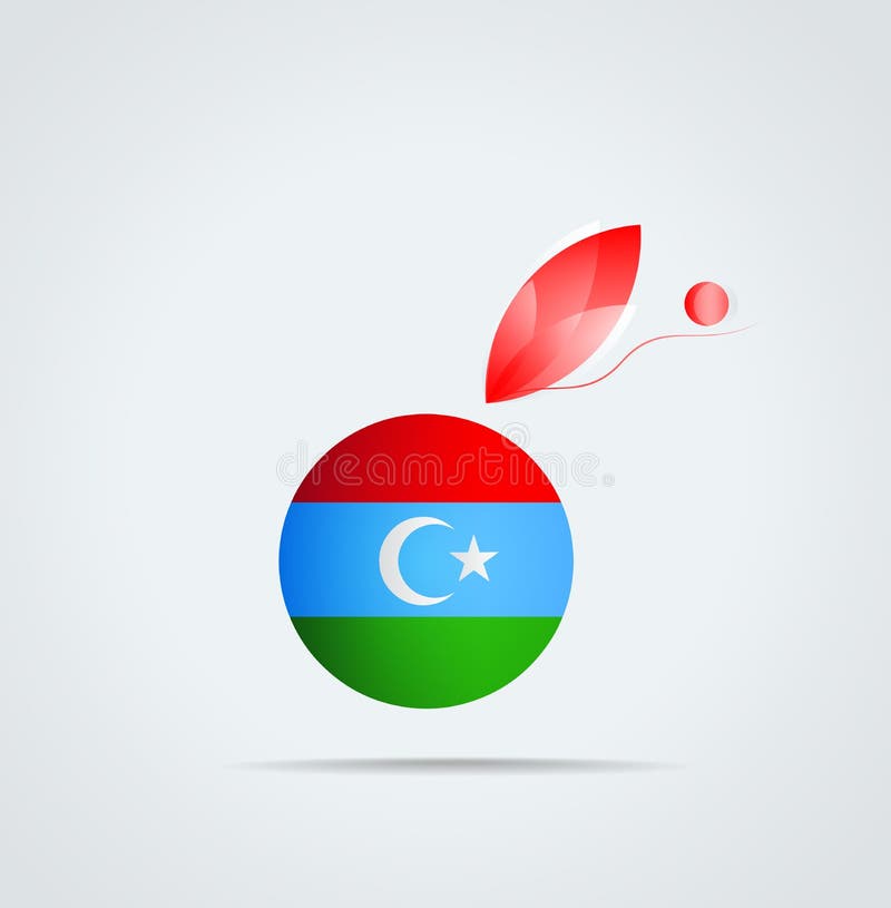 Vector Map of Afghan Turkestan Combined with Afghan Turkestan Flag ...