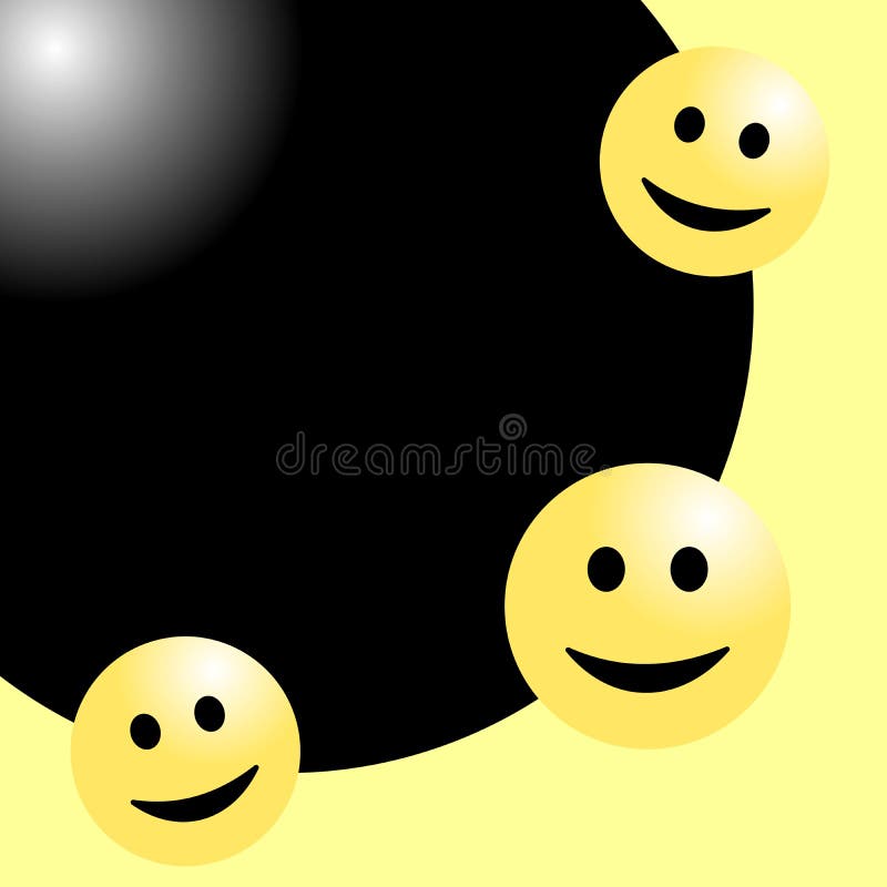 Smile Face Background or Template. Stock Vector - Illustration of ...