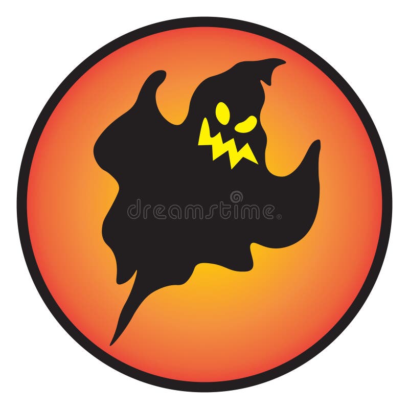 Vector Illustration of Ghost Symbol Graphics Stock Vector ...