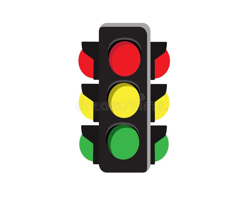 Vector Graphic Illustration of a Traffic Light Stock Vector ...