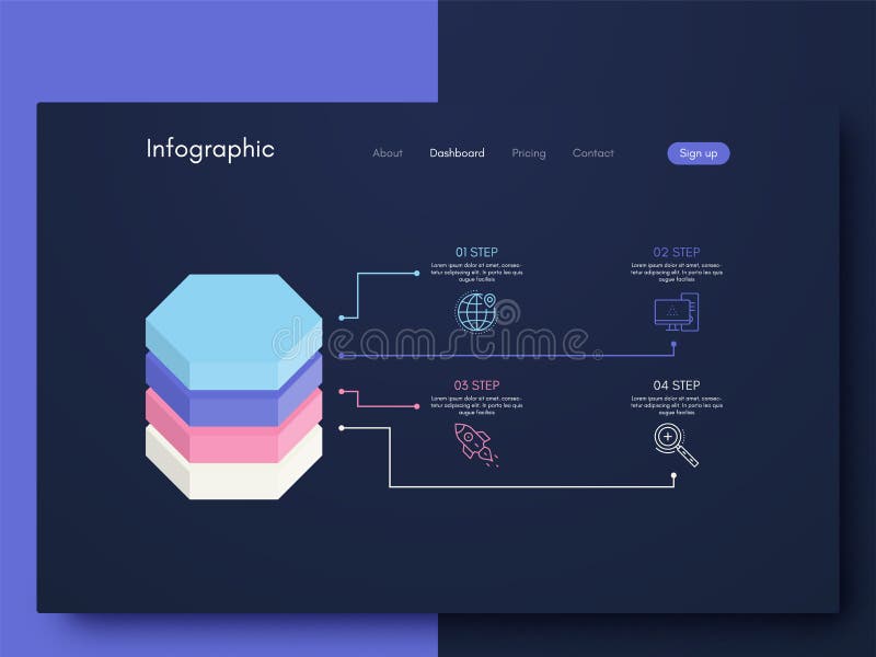 Vector Graphic Infographics. Template for Creating Mobile Applications ...