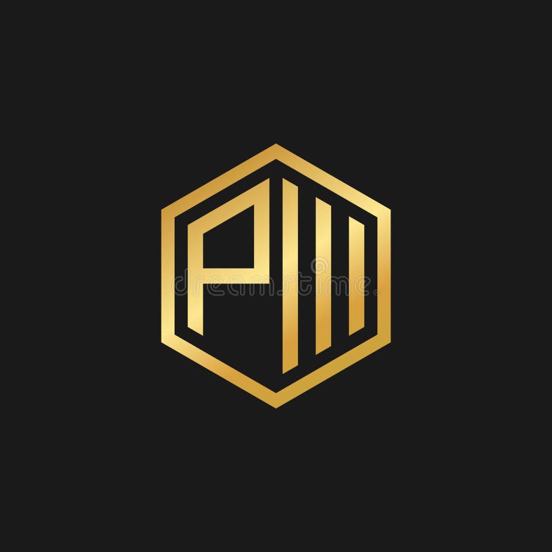 Vector Graphic Initials Letter PI Logo Design Template Stock Vector ...