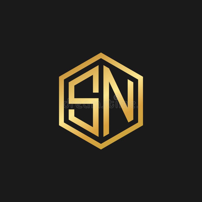 Letter Sn Gold Logo Stock Illustrations – 200 Letter Sn Gold Logo Stock ...