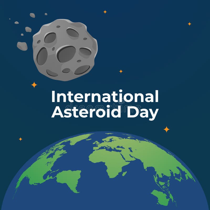 Vector Graphic of International Asteroid Day Good for International ...