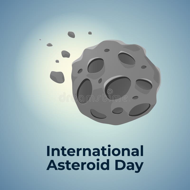 Vector Graphic of International Asteroid Day Good for International ...