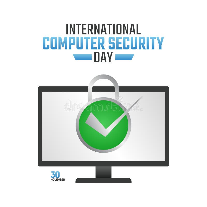 Vector Graphic of International Computer Security Day Stock Vector ...