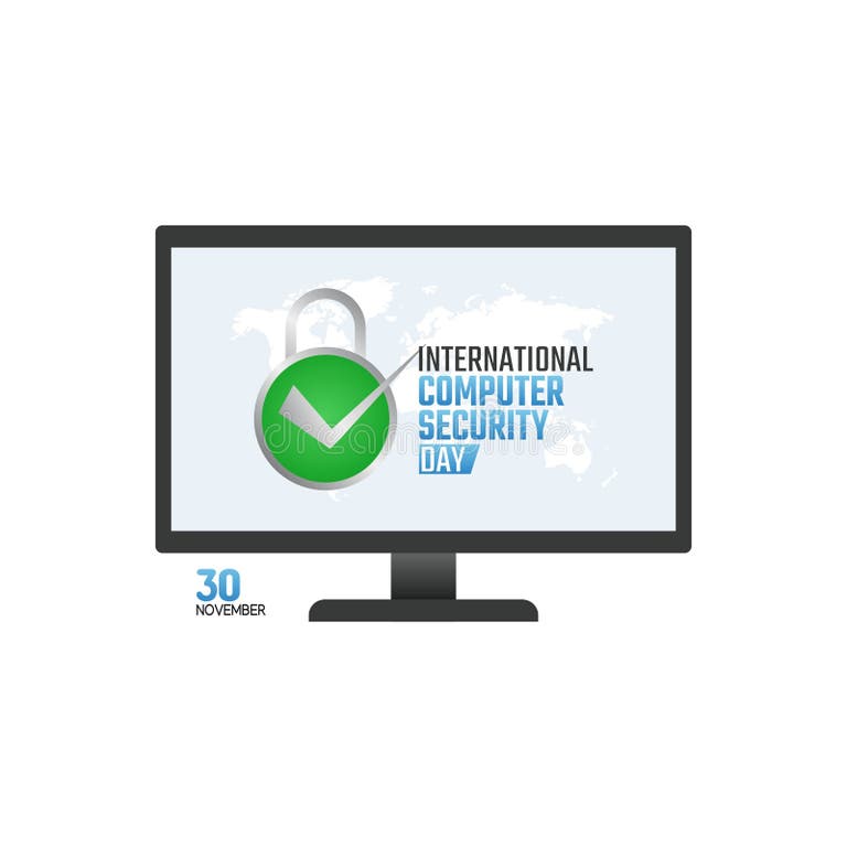 Vector Graphic of International Computer Security Day Stock Vector ...